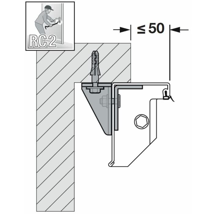 Hörmann Set Zargenanker RC 2