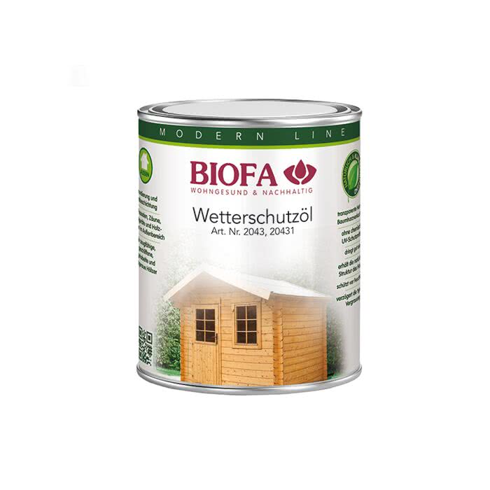 Biofa Wetterschutzöl farblos, 2043, 1 Liter