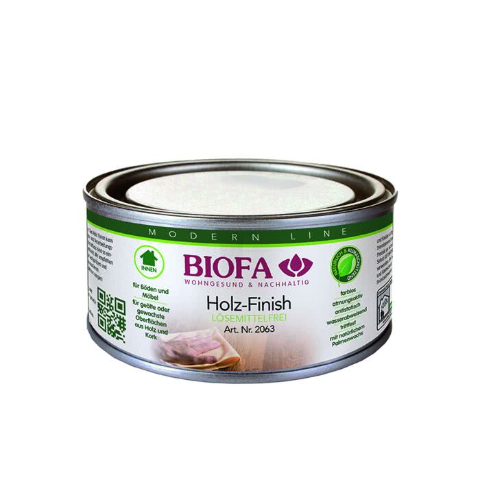 Biofa Holz-Finish lösemittelfrei 2063, 0,25 Liter