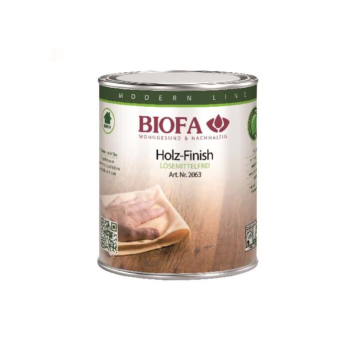 Biofa Holz-Finish lösemittelfrei 2063, 1 Liter