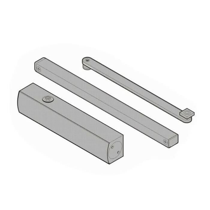 Hörmann Geze Türschließer TS 5000 L mit Gleitschiene und Sturzfutterwinkel