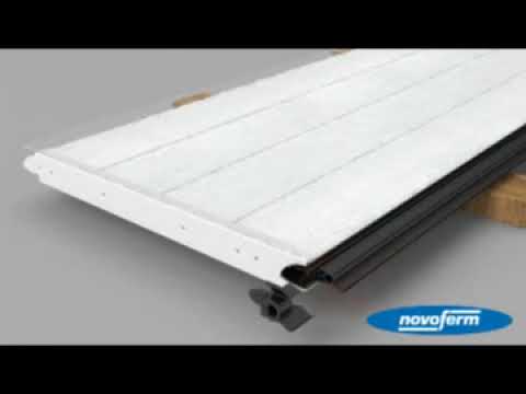 Novoferm Sektionaltor iso 20, Großlamelle, glatt, L-Sicke